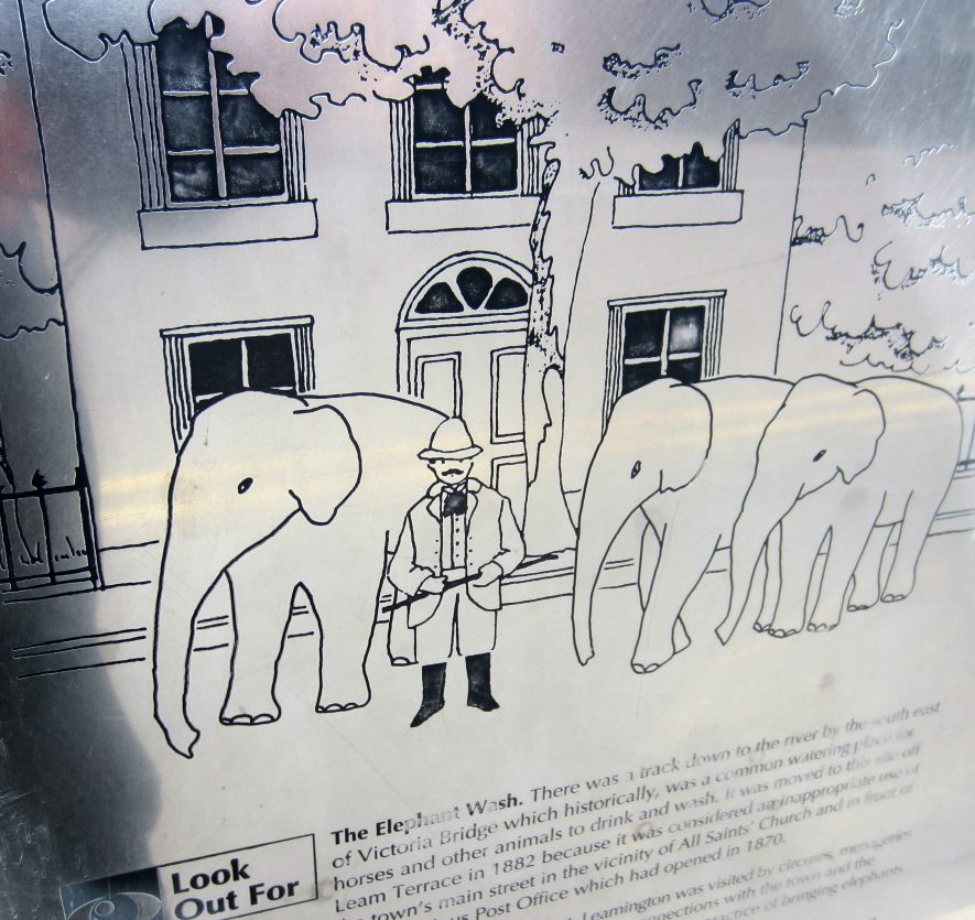 Elephants in Royal Leamington Spa - Our Warwickshire