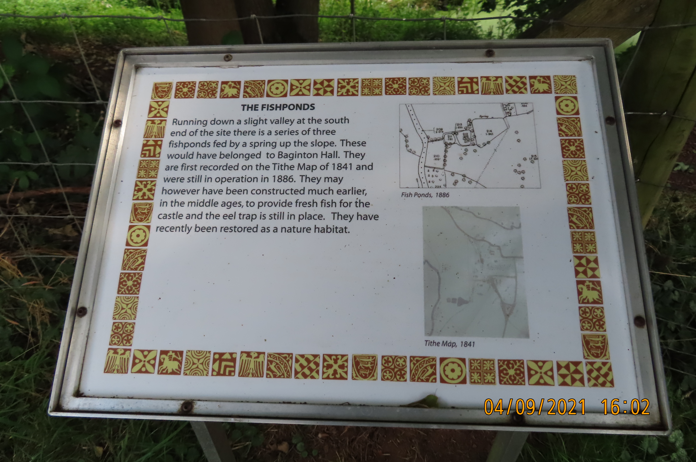 Fishponds 300m SE of Baginton Castle - Our Warwickshire