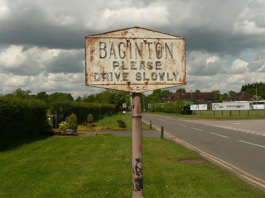 Baginton Signpost - Our Warwickshire