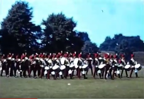 Cine Film of Junior Leaders Regiment Royal Artillery Marching Band ...